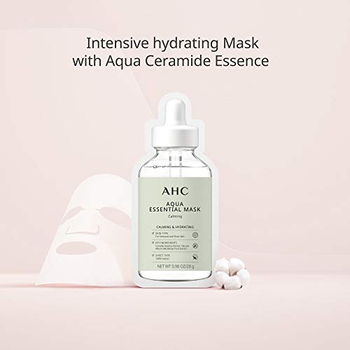 AHC Face Mask Aqua Essentials Hydrating and Claming For Stressed and ...