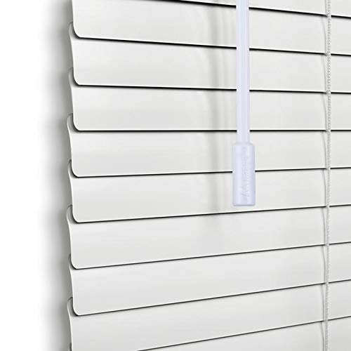 LazBlinds Custom Cut to Size No Tools-No Drill 1" Aluminum Mini Blinds ...