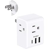 Amazon.com: 2 Pack US to Japan Plug Adapter, 2 Prong to 3 Prong Outlet Adapter with 3 AC Outlets ...