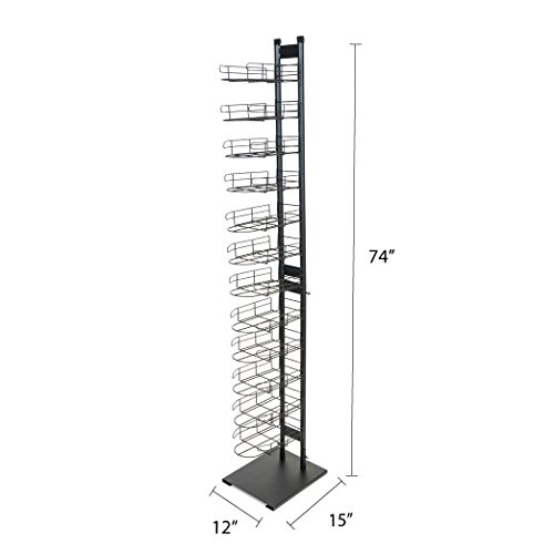 Wire Baseball Cap Display Rack, 12 Tier | Pricepulse