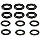 Amazon.com: Bapmic 0149976845 Upper & Lower Fuel Injector Seal/O-Ring ...