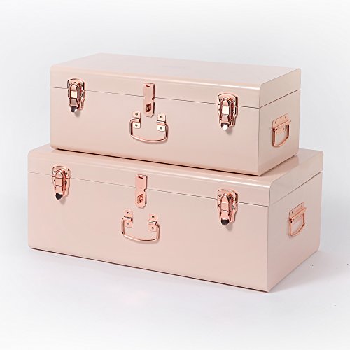 Price tracking for: Beautify Blush Pink Vintage-Style Steel Storage ...