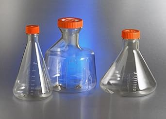 Corning 2L Petg Erlenmeyer Shake Flask, Baffled Bottom, 1/Bag, 6/Case ...