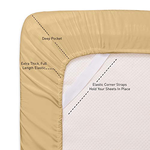 1500 Supreme Collection Extra Soft RV Queen Sheets Set Camel Luxury Bed Sheets Set With Deep 1500-supreme-collection-extra-soft-rv-queen-sheets-set-camel-luxury-bed-sheets-set-with-deep