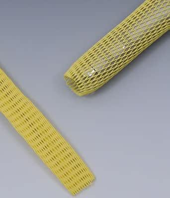 Amazon.com: 1" to 2" Diameter Protective Mesh Tubing - Yellow (164 ft ...