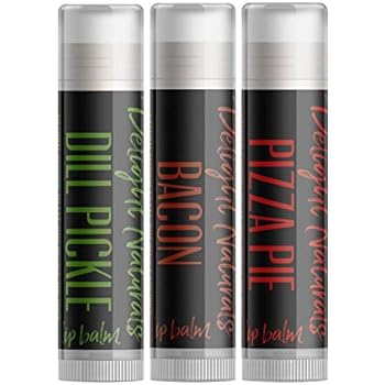Amazon.com : Weird Flavor Fun Lip Balm Set - 3 Funny Novelty lip balm ...