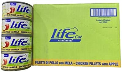 Life Cat chicken fillets with apple 85 gm x 24 price in Saudi Arabia ...