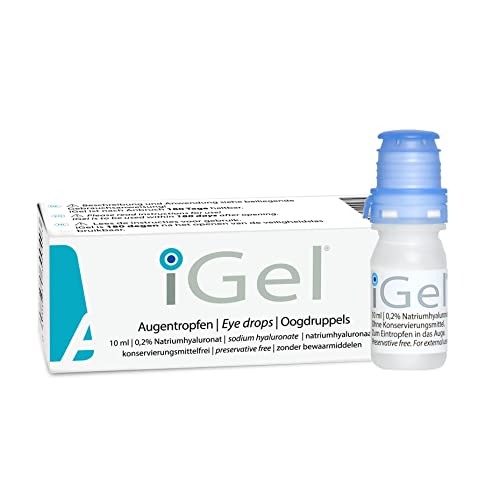AGEPHA iGel® Moisturizing Eye Drops for Dry Itchy Eyes | Artificial ...