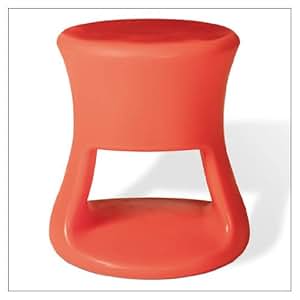 Amazon.com: OFFI Co. Tiki Stool, finish = Orange: Kitchen & Dining