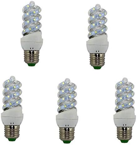 LED Spiral Bulb E27 9W (Pack 5) (3000K) – BigaMart