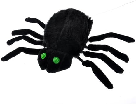 Sound Activated Drop-Down Crazy Spider for Halloween (Black): Amazon.co ...