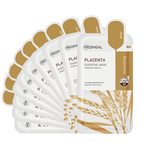 Mediheal Best Korean Sheet Mask - Placenta Essential Face Mask 10 ...