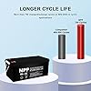 NPP Power NP12-200Ah AGM Rechargeable Battery, Deep Cycle Battery UB4D ...