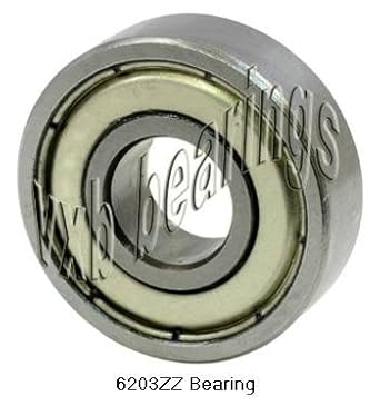 VXB Brand, 6203ZZ Bearing Deep Groove 6203Z Ball Bearings 17mm ID Bore ...