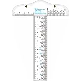 Amazon.com: 6" Clear Acrylic T-Square Ruler, Drafting T Square ...