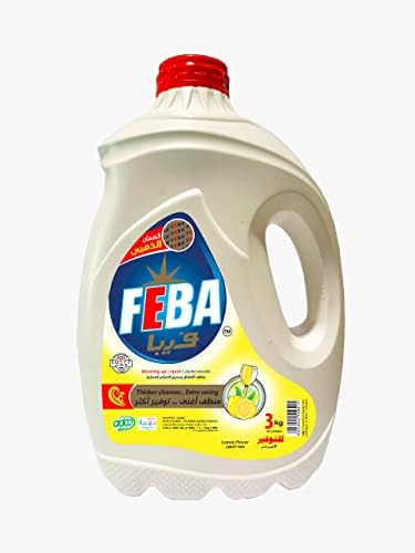 Feba All Purpose Cleaners Liquid 3 kg Lemon price in Egypt | Amazon ...