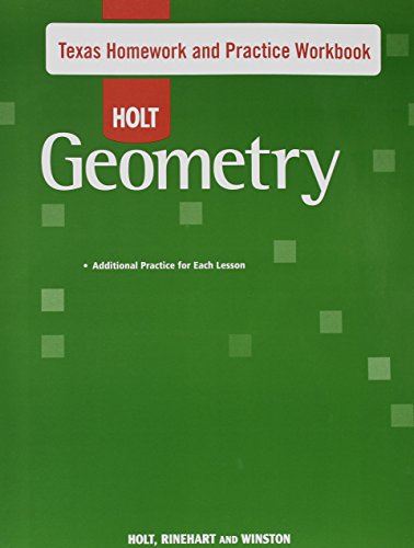 Amazon.com: Holt Geometry Texas Homework and Practice Workbook ...
