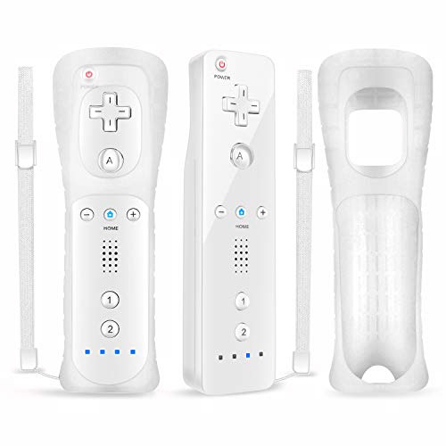 SogYupk 2 Pack White Wireless Controller, A Replacement for Wii Remote ...