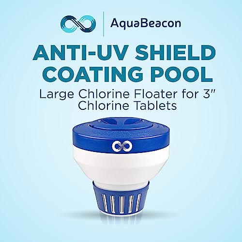Aquabeacon Anti-UV Coating Pool Chlorine Floater - Chlorine Dispenser ...