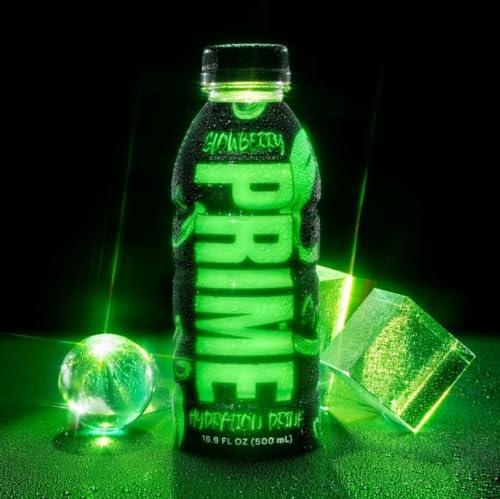 Prime Hydration Glowberry Drink, 16.9 Fl OZ, 6 Bottles Limited Edition ...