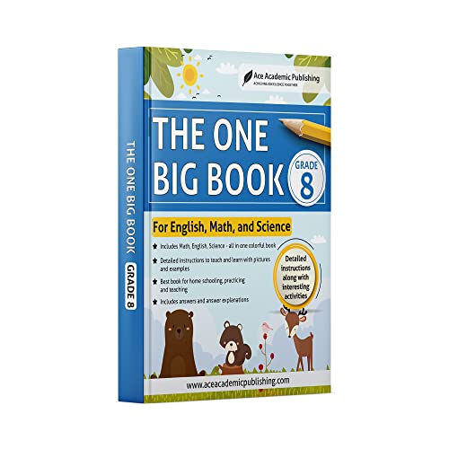 Amazon.com: The One Big Book - Grade 8: For English, Math and Science ...
