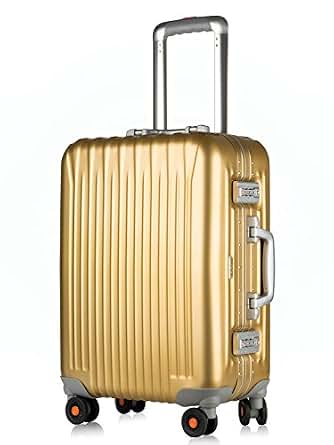 Amazon.com | All Aluminum Carry On, HardShell Luggage Grade 5 Aluminum ...