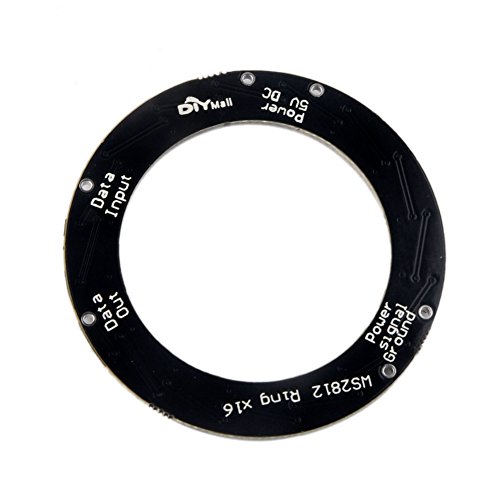 DIYmall 16 Bits 16 X WS2812 5050 RGB LED Ring Lamp Light with ...