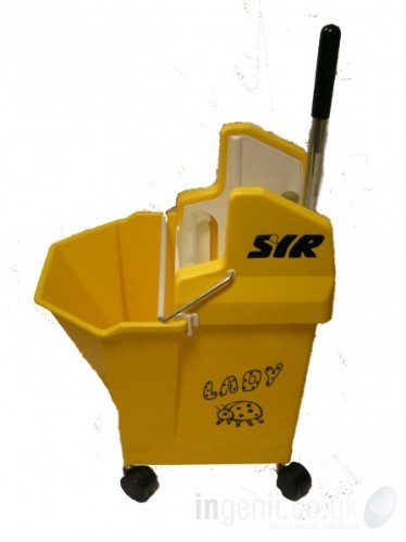 Professional SYR Kentucky style Lady Bug Mop Bucket (Yellow) with ...