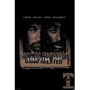 Amazon.com: Death Row - Gang Related Tupac Shakur 2 Pac Movie - 24 x 36 ...
