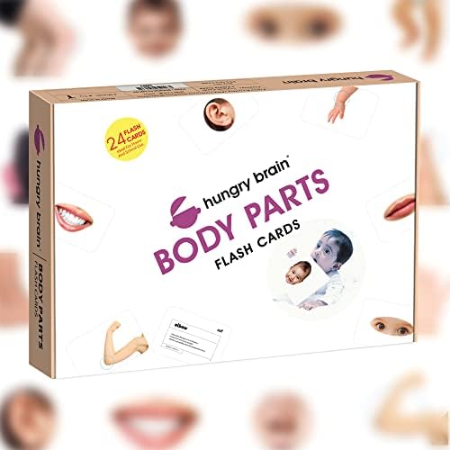 hungry brain Body Parts Flash Cards for Babies and Infants for Early ...