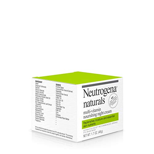Neutrogena Naturals Multi-Vitamin Moisturizing & Nourishing Night Face ...