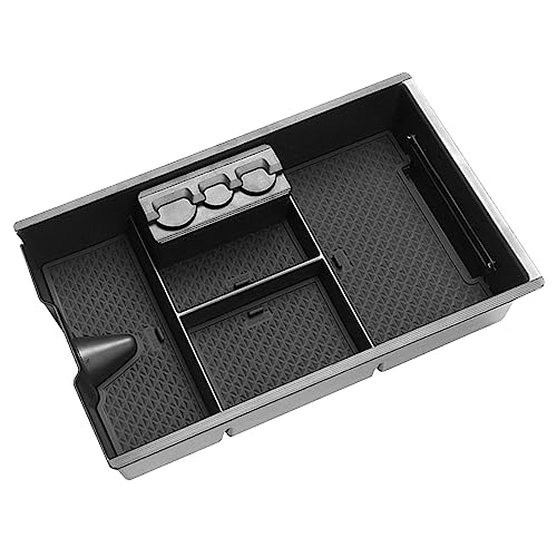for Dodge RAM Center Console Organizer,Jaronx Console Storage Box for ...