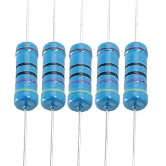 Uxcell a11101900ux0174 100 x 470 Ohm 3W 1% Five Color Bands Metal Film ...