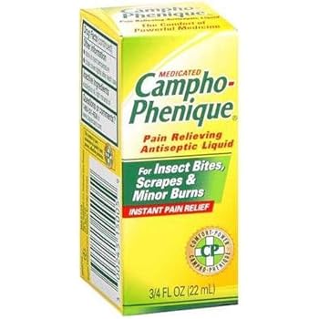 Amazon.com : Campho-Phenique Antiseptic Liquid 3/4 oz : Insect Bite ...