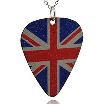 Amazon.com: British Flag Union Jack Plectrum & PICKBAY Stainless Steel ...