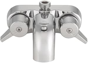 Alsons 1025BX Tub Or Wall Mount Leg Tub Faucet with Top Outlet, Chrome ...