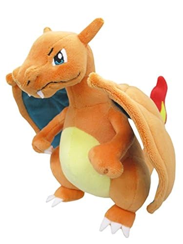 Sanei PP95 PokemonAll Star Collection Charizard Plush, 8", Orange in ...