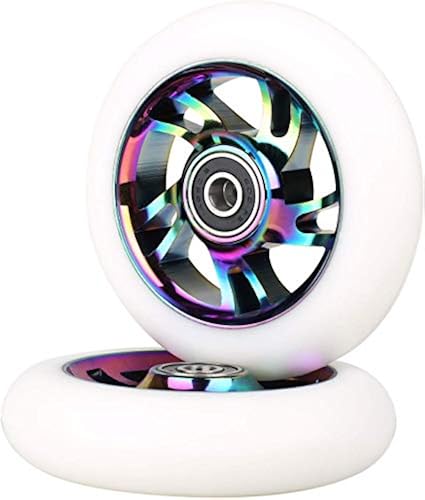 100mm Scooter Wheels - Pro Scooter Wheels 100mm Pair - Neo Oil Slick ...