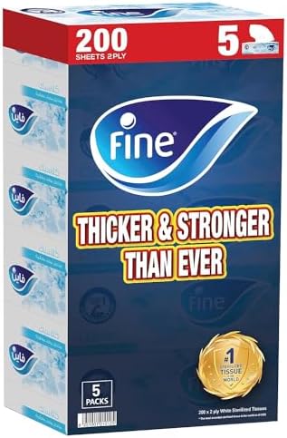 Fine Facial Tissue 4+1X200's price in Saudi Arabia | Amazon Saudi ...