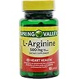 Amazon.com: Spring Valley: 50 Capsules 500 Mg Ea. L-Arginine : Health ...