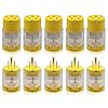 ELEGRP Lighted Straight Blade Electrical Plug and Connector Set 15 Amp ...