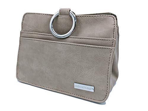 Pouchee bags. Melbourne Tabee purse organizer - women's - Black Croco.