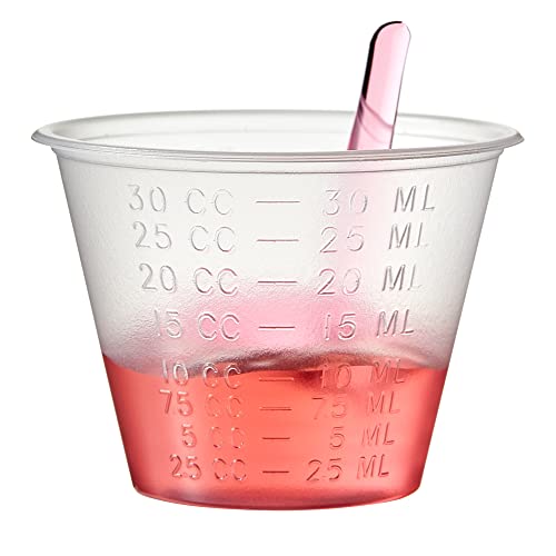 Medicine Cups - Disposable Graduated Medical Grade Plastic Measuring ...