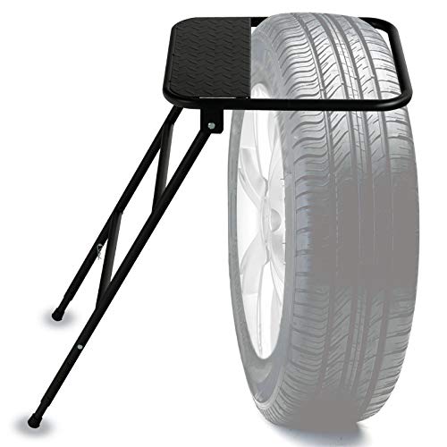 SUNCOO Adjustable Tire Step for Truck, SUV, RV, Semi, Heavy Duty 400 lb ...