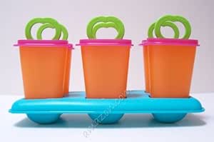 Amazon.com: Tupperware Ice Tups Popsicle Fruit Pop Freezer Set: Ice Pop ...