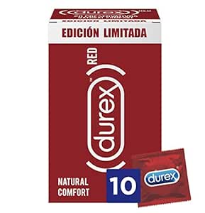 Durex Red Preservativos Natural Comfort 10 Condones: Amazon.es: Salud y ...