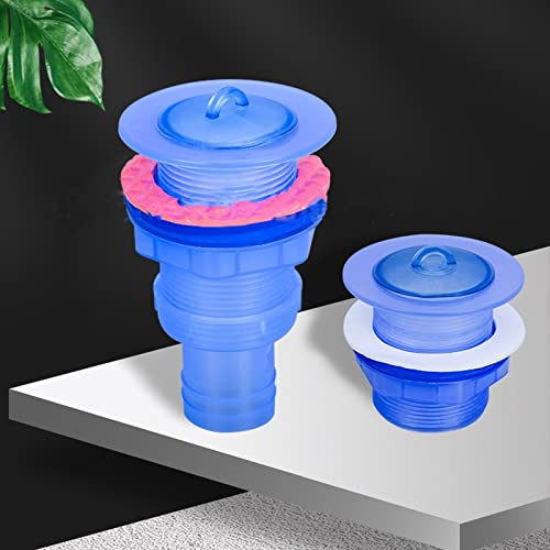 CSCDD 1pc Plastic/Steel Bathroom Sewer Pipe Mop Pool Drainer Deodorant Drop Downpipe Ceramic ...