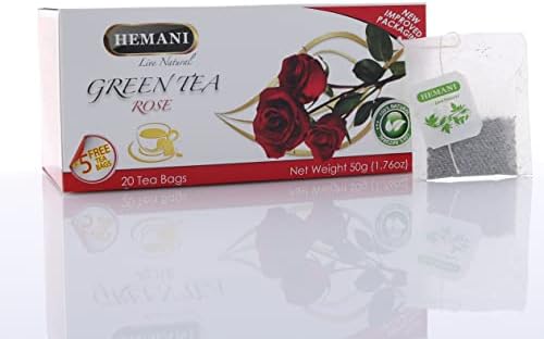 سعر Hemani Pure Rose Green Tea Weight Loss - Improve Bone Health, Sleep ...