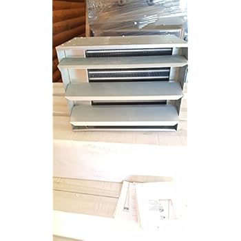 50, 000 BTU Hot Water Hanging Heater / 50K BTU Garage Unit Heater - 2 SPEED with fan switch ...