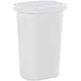 Rubbermaid Spring Top Trash Can With Lid 13 Gallon White | Desertcart ...